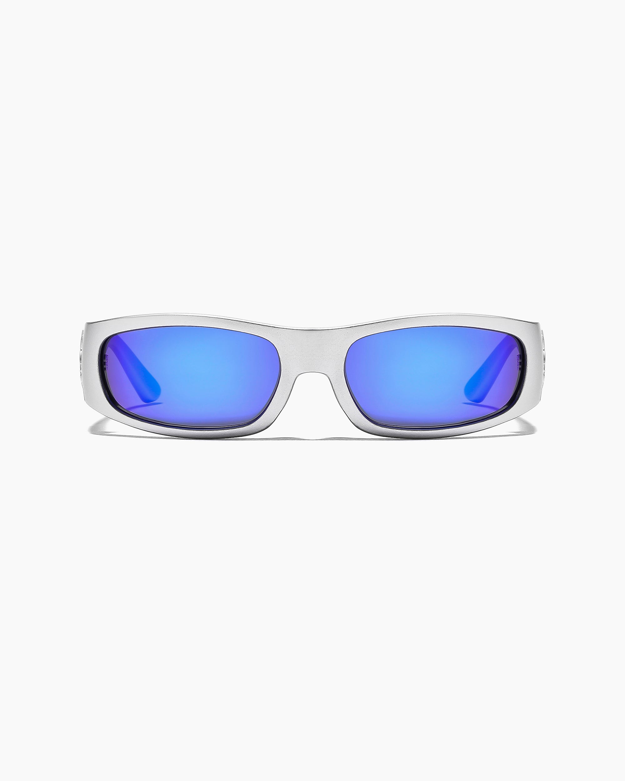 PARASITE - MATTE CHROME / BLUE REFLECTIVE POLARIZED | Ritual Vision
